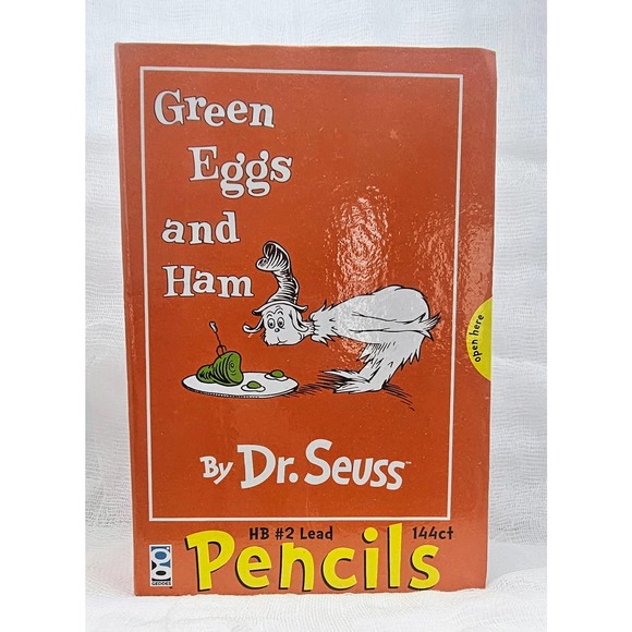 Dr. Suess | Accents | Dr Suess Green Egg And Ham Pencil Box Box Only ...